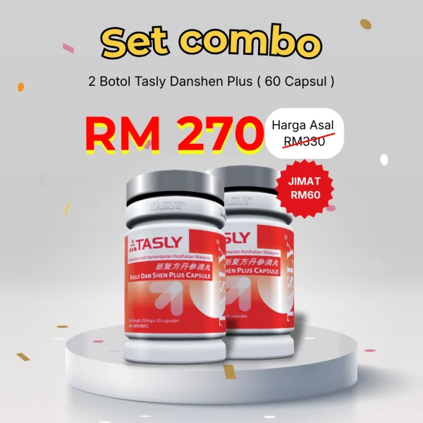 2 Botol Tasly Danshen Plus - Iswanah Global